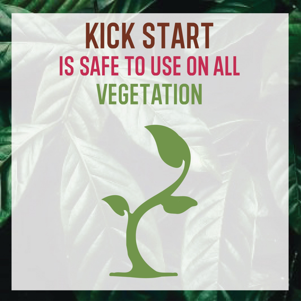 Kick Start Fertilizer Organic Liquid Foliar Supplement, 1 Oz, 5,000 Sq ...